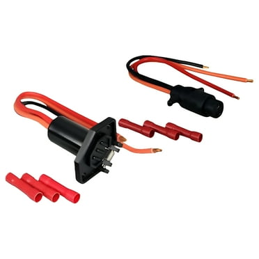Pactrade Marine Quick Connect Boat Trolling Motor Plug & Socket Set ...