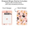 Big Dot of Happiness Pastel Halloween - Bingo Cards and Markers - Pink ...