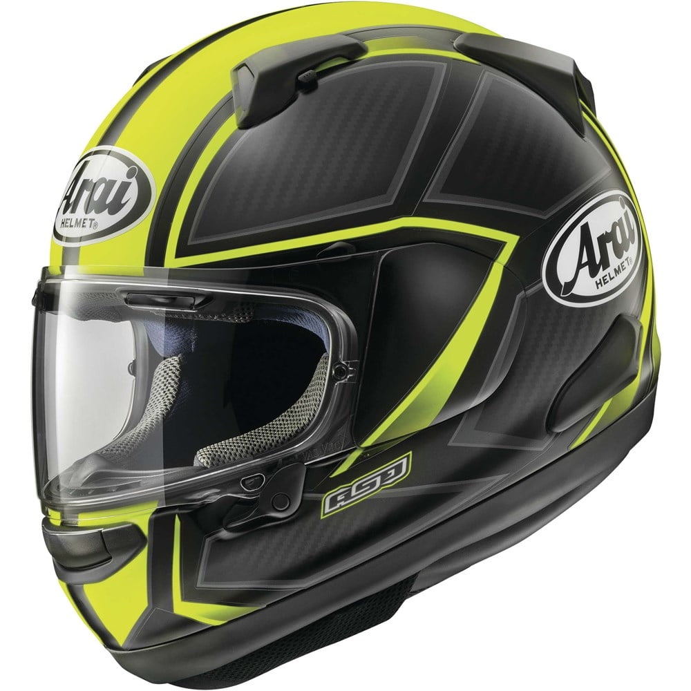 Arai Quantum-X Spine Full Face Helmet - Yellow - Walmart.com