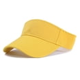 dgysar Unisex Solid Color Visor Hat, Open Tops Sun Cap for Running ...
