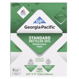 Georgia-Pacific Recycled Paper 8.5" x 11", 20lb/92 Bright, 500 Sheets ...
