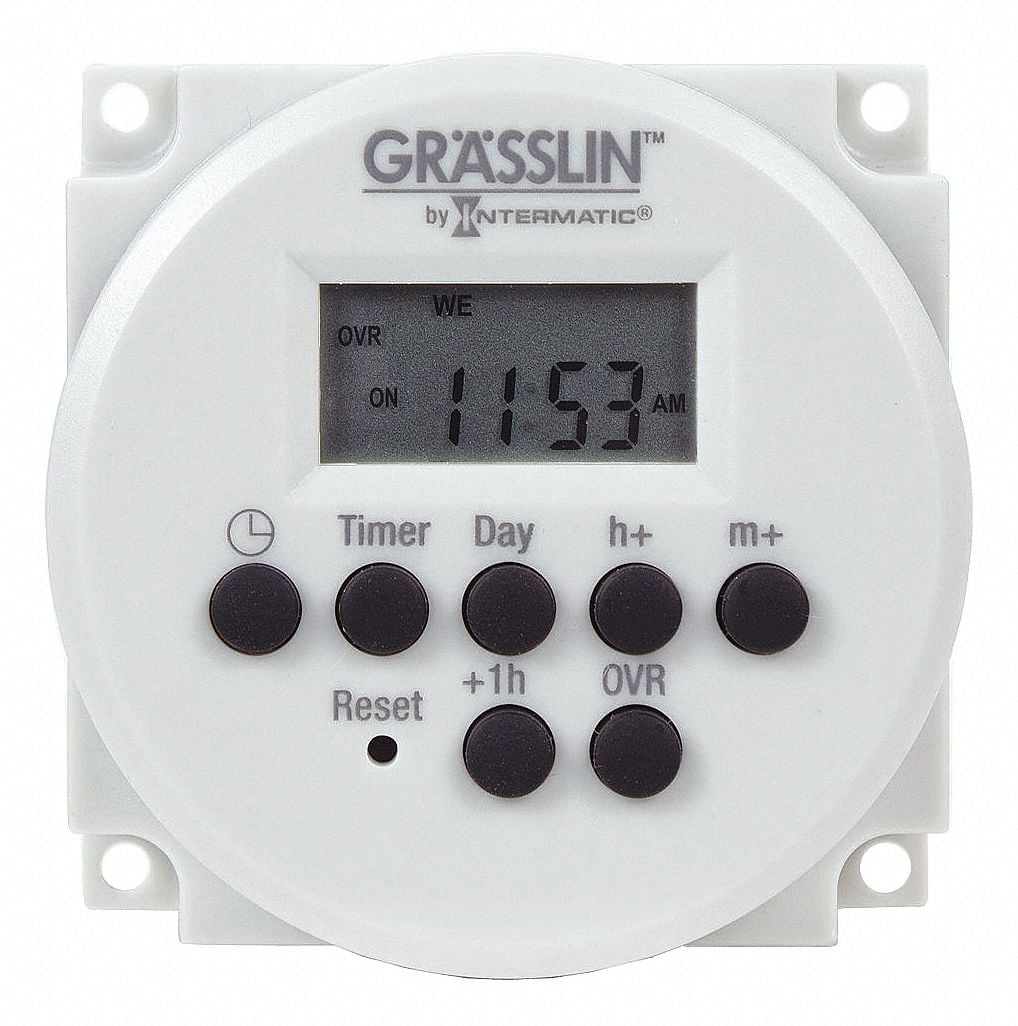 Intermatic Electronic Timer,24 hr/7 Days,SPDT FM1D14-AV-U - Walmart.com
