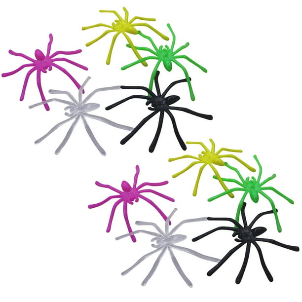 facefd Realistic Bugs Plastic Spiders Prank Realistic Scary Spiders for ...