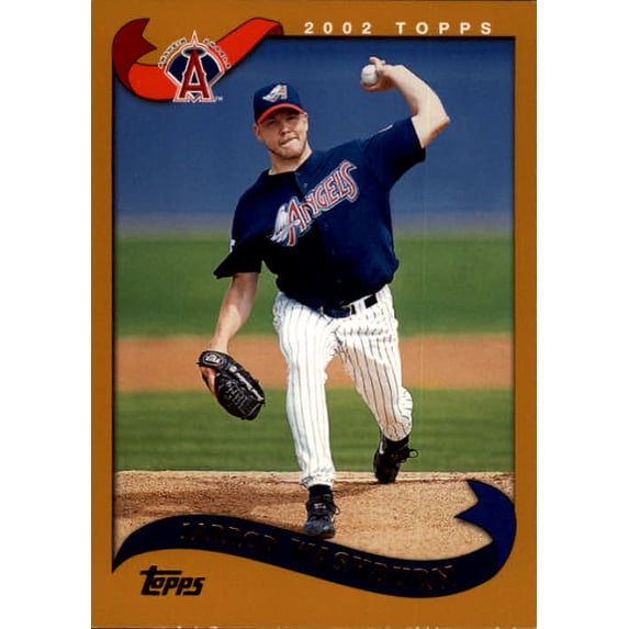 2002 Topps #382 Jarrod Washburn MLB Baseball Trading Card - Walmart.com