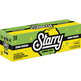 Starry Soft Drinks Zero Sugar Lemon Lime Soda Pop, Caffeine-Free, 12 fl ...