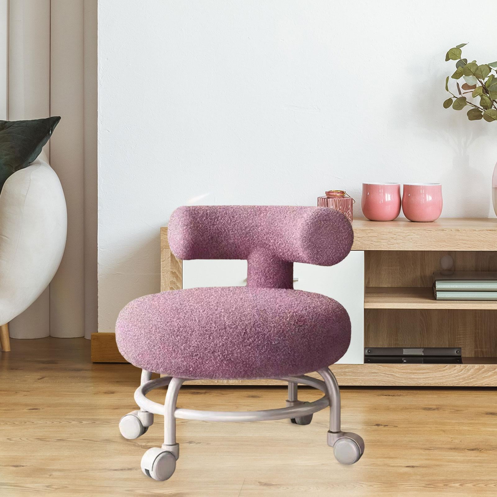 Rotatable Movable Chair Stepstool Low Rolling Seat for Home Playroom ...