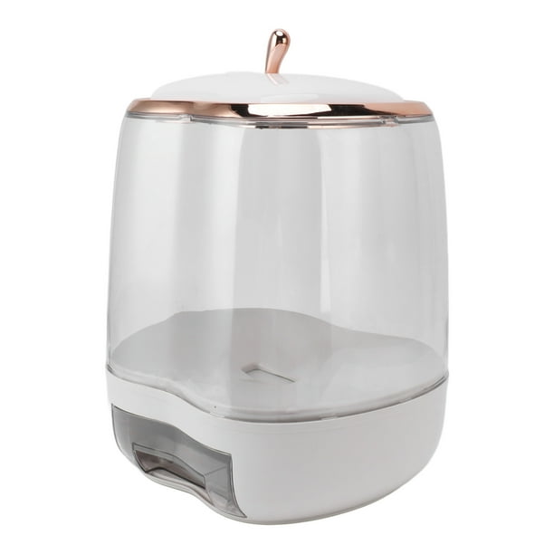 10in Rice Dispenser, Kitchen Food Storage Container Dry Food Dispenser ...