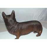 Corgi dog standing Bronze Statue - Size: 20"L x 8"W x 15"H. - Walmart.com