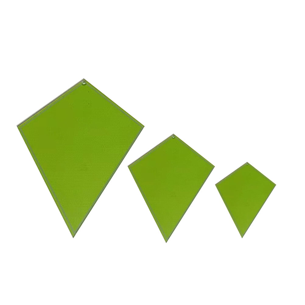 Click here for Dewin 3 Pcs Periwinkle Quilting Template Quilt Ste... prices