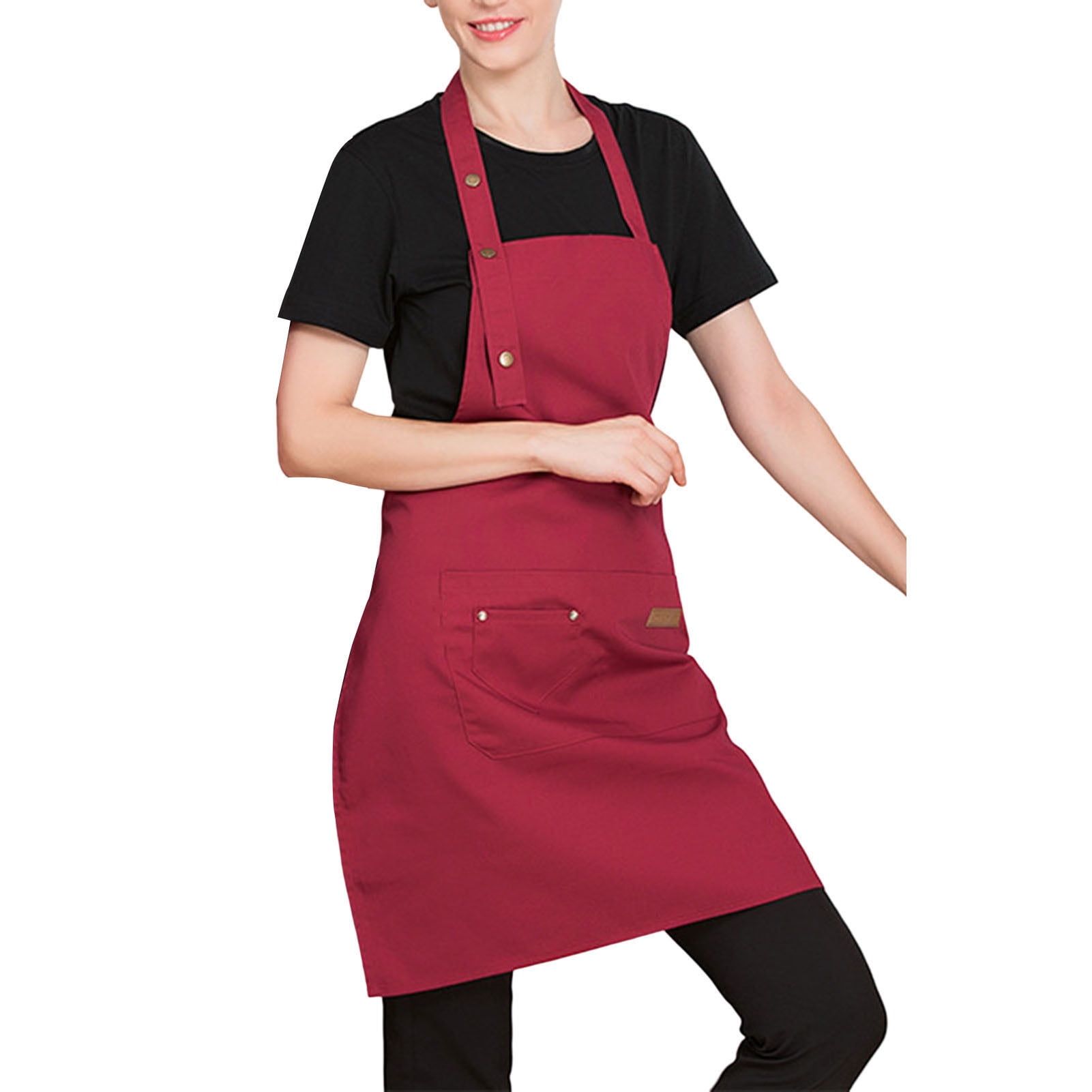Zioy Cooking Apron Waist Tie Adjustable Women Men Chef Workwear Baking ...