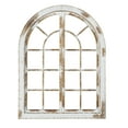 DecMode White Wood Window Pane Inspired Geometric Wall Decor - Walmart.com