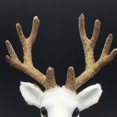 NEXAVKPR Christmas Reindeer Figurine with Glittered Antler Feet ...