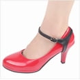 2 Pairs Womens High Heels Shoe Straps Detachable Leather Shoe Straps ...