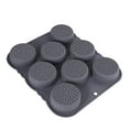 Chailin Hamburger Bun Pan 8 Cavity Non Stick Silicone Bread Loaf Pan