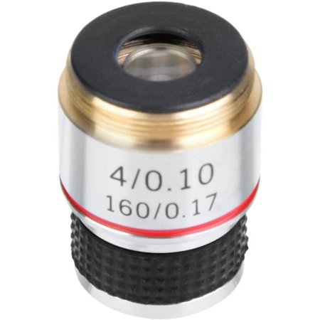 Microscope Lens,4X 185 Biological Microscope Achromatic Objectives Lens ...