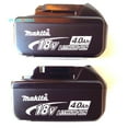(2) NEW Makita BL1840B 18V GENUINE Batteries 4.0 AH, (1) DC18RC Charger ...
