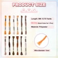 12 Skeins Embroidery Floss Polyester Embroidery Threads Bracelets ...