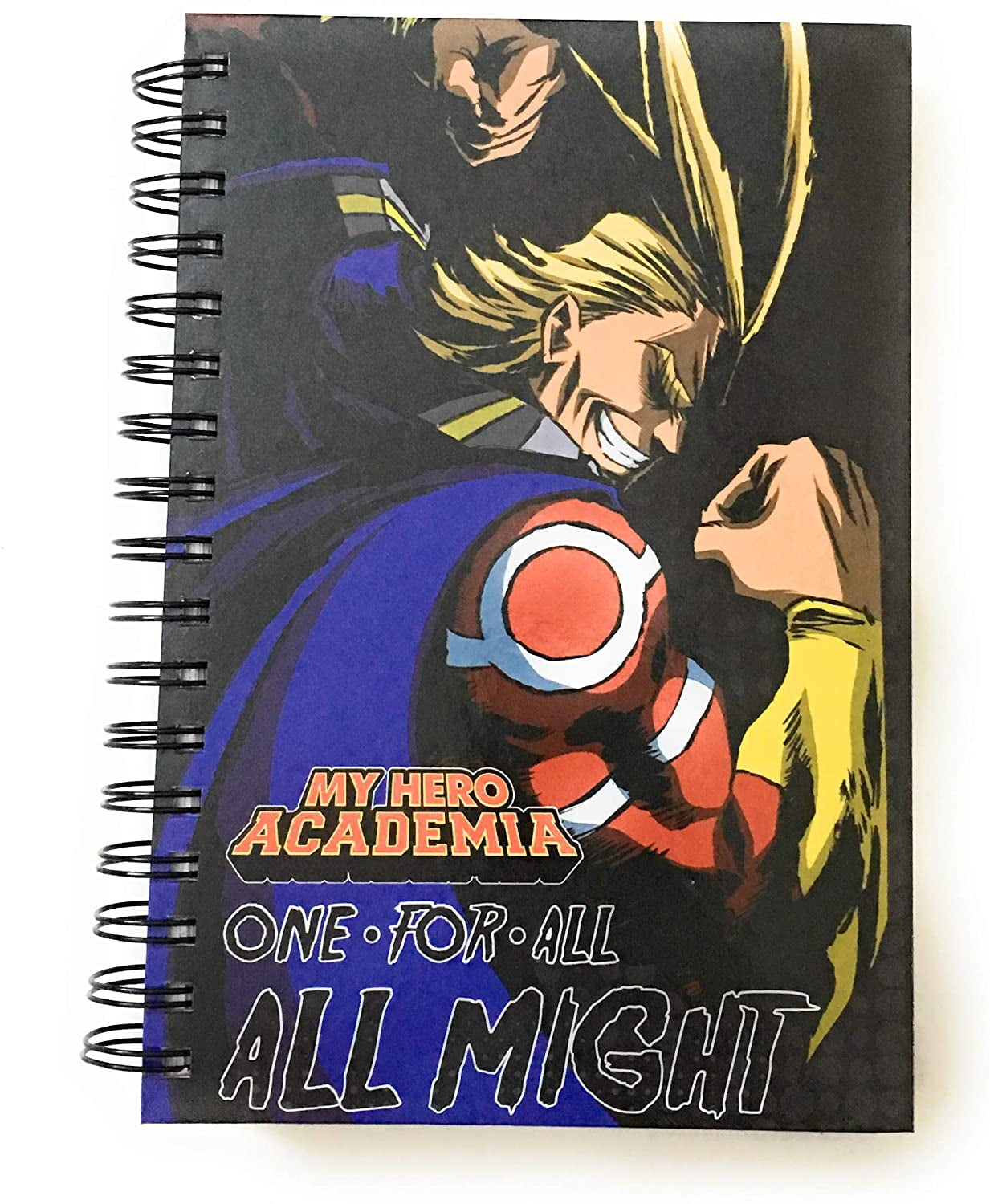 My Hero Academia All Might One For All Anime Hardcover Spiral Notebook ...