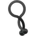 502913 black nylon twist lock cable tie buckle ring type wire harness ...