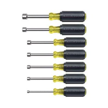 Free Shipping! Klein Tools 647M Magnetic Nut Driver Set 6-Inch Shafts ...