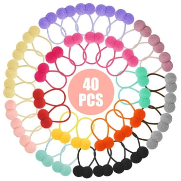 Girl Kids Elastic Hair Bands Ponytail Holder Bobbles Head Rope Ties ...