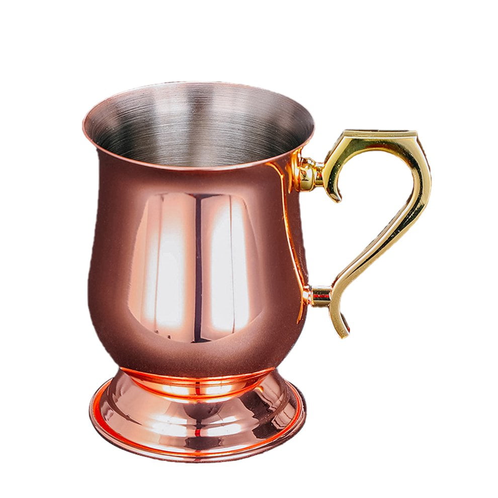 320ml Steel Moscow Mule Mug Copper Plated Mug Blue Blazer Mugs Cocktail Mug Cocktail Cup