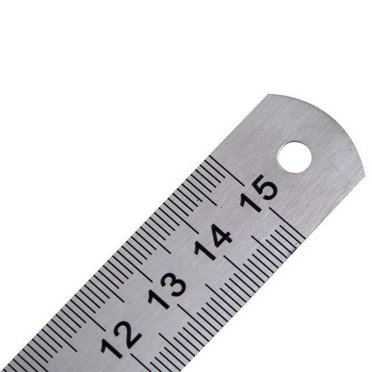 PRECISE 6" (15.2 cm) Steel Ruler | Dual Measurement in Inches ...