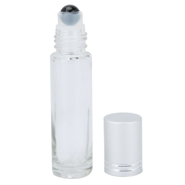 Botella de vidrio con bola de rodillo, botella de aceite esencial con rodillo, botella de aceite ...