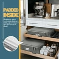 LotFancy, Cup and Mug Storage Box, Holds 12 Cups, Gray - Walmart.com