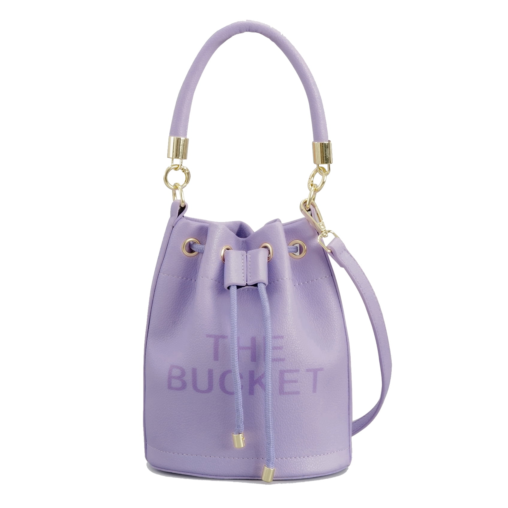 Olyphy The Bucket Bag for Women Soft Leather Drawstring Handbag Small ...