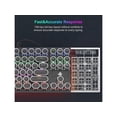 Mechanical Gaming Keyboard Typewriter RGB Backlit Keyboard 108 Retro ...