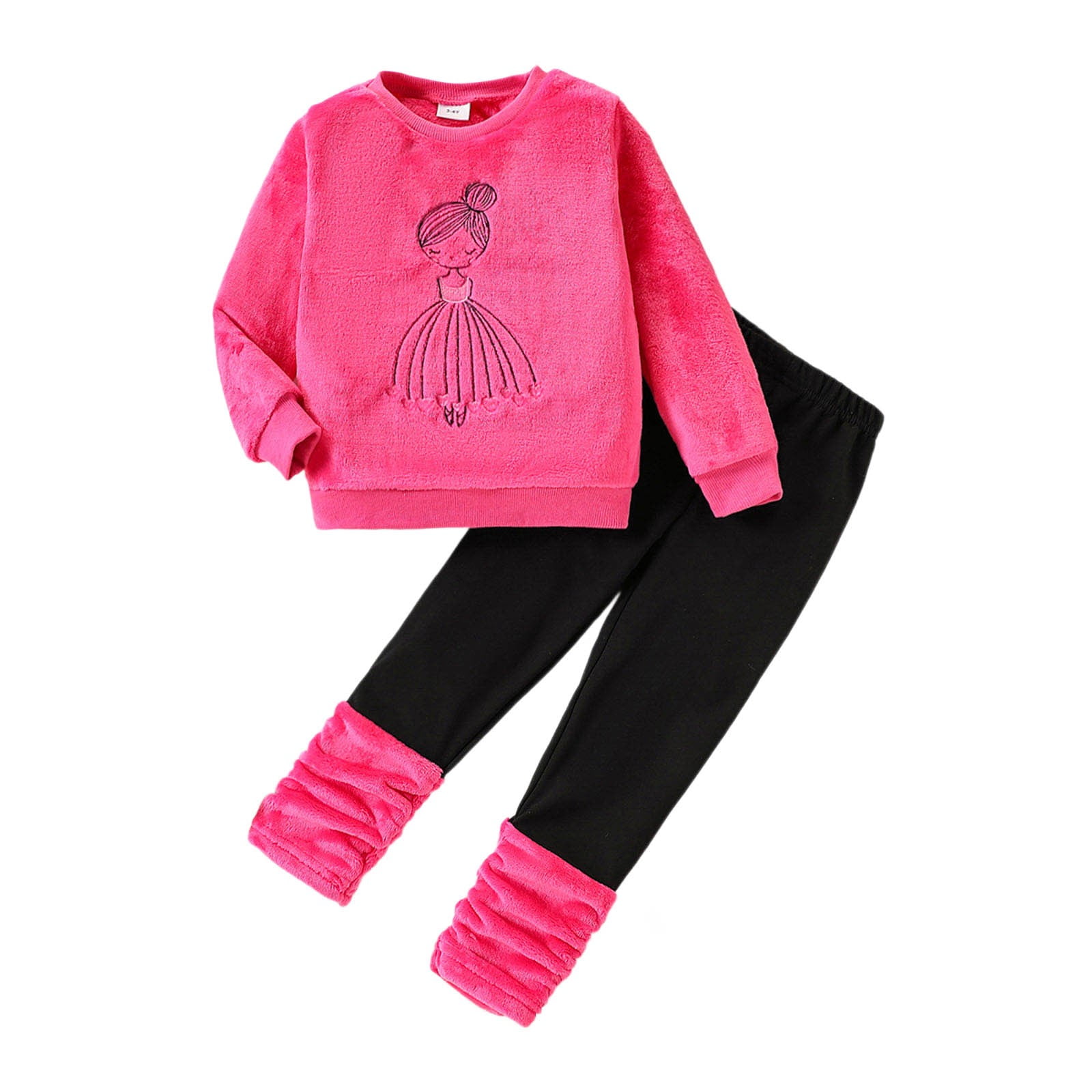 Click here for Rongler Girls Outfits Sets Winter Cute Cartoon Fle... prices
