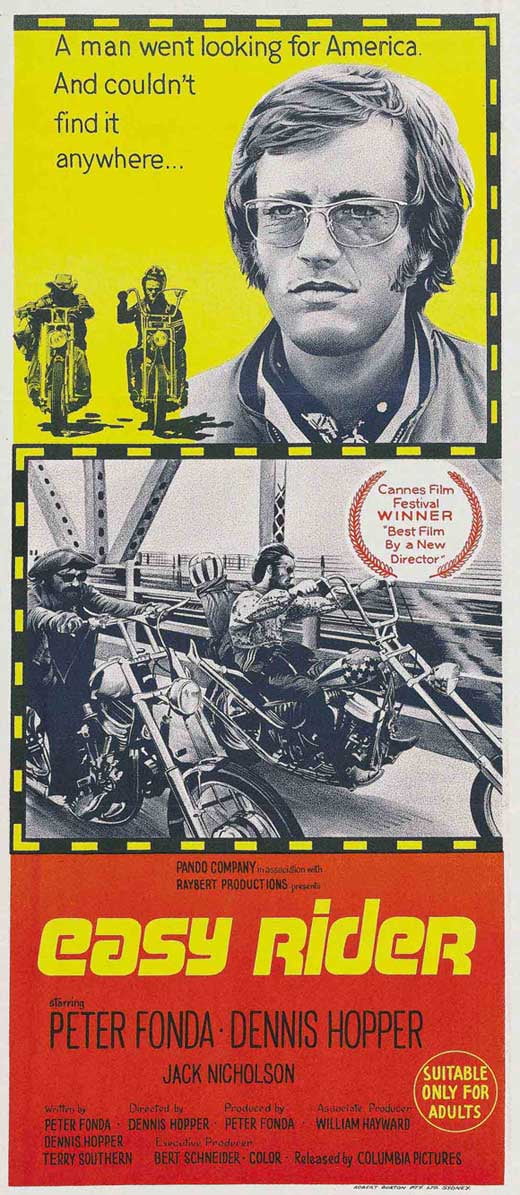 Easy Rider - movie POSTER (Insert Style A) (14" x 36") (1969) - Walmart.com