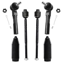 Detroit Axle - Front/Rear Shock Absorbers & Control Arm for 2WD 1999 ...