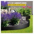 Landscape Edging 150ft, 10 Inch Garden Border - Flexible HDPE Coiled ...