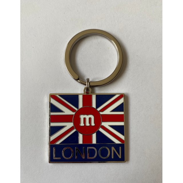 M&M's World Characters London Union Jack Lentil Metal Keychain New ...
