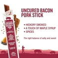 Vermont Smoke & Cure Uncured Bacon Pork Hickory Smoked 1oz Jerky Stick ...