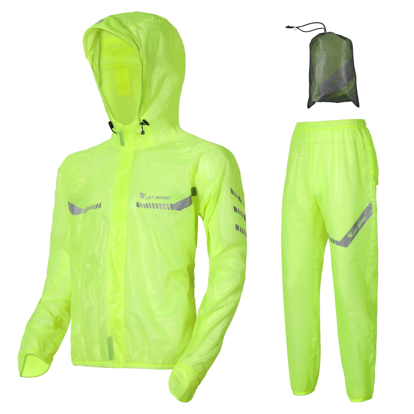 WEST BIKING Outdoor Raincoat Suits Waterproof Sports Casual Cycling ...