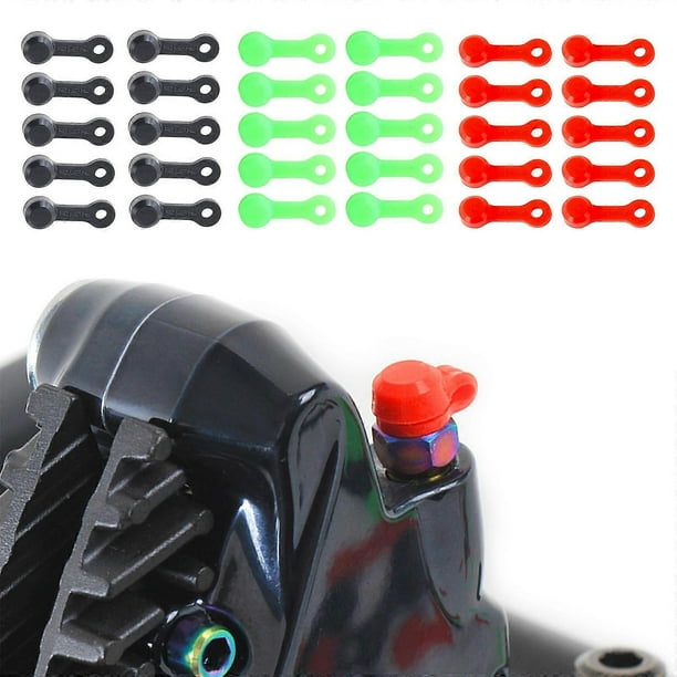 10Pcs Brake Caliper Bleed Nipple Screw Dust Cap Cover Rubber for Car ...