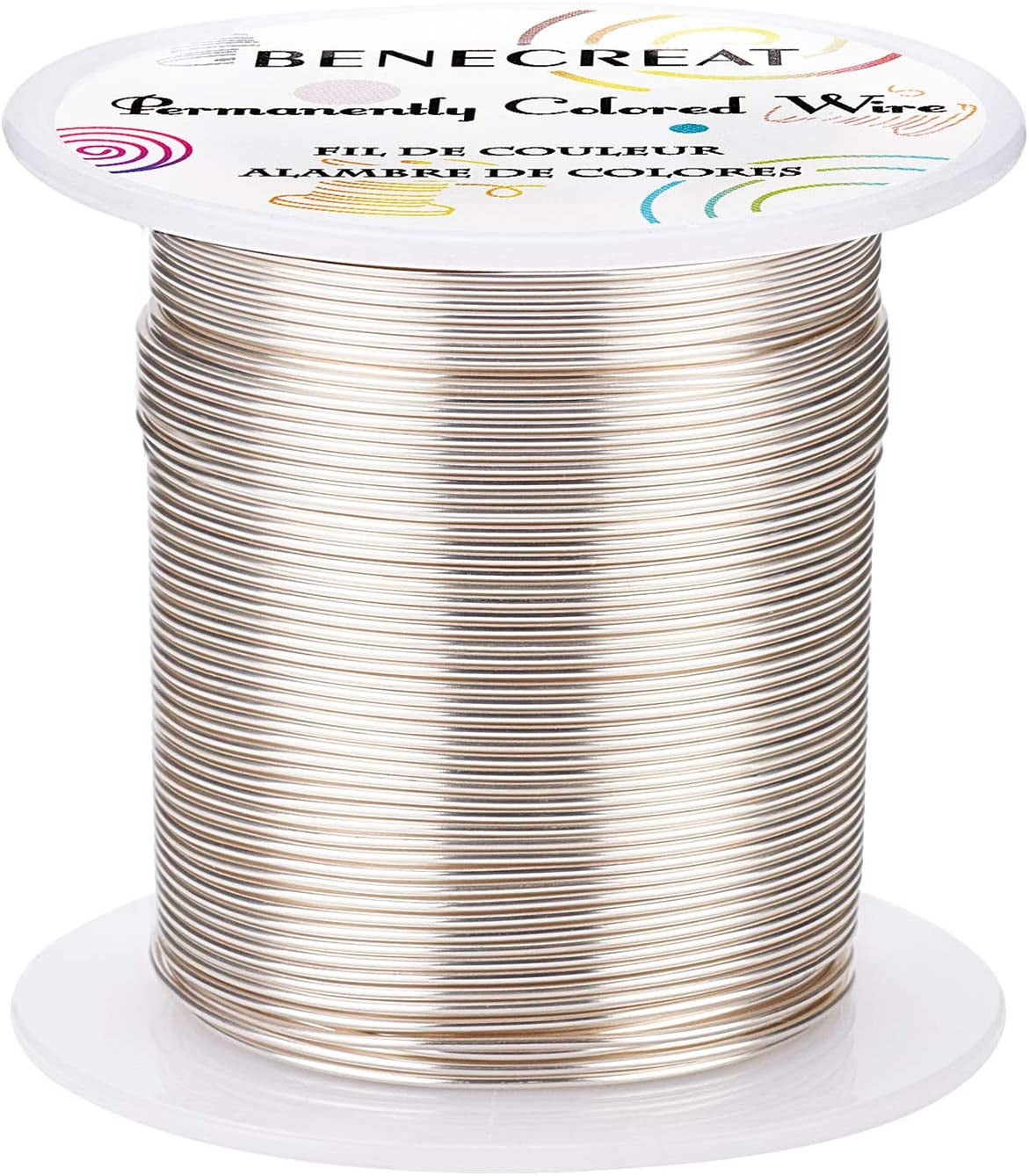 1Roll 20 Gauge 32 Yards Tarnish Resistant Silver Wire Jewelry Beading ...