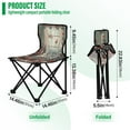 600D Oxford Camping Chair Portable Foldable Chair Supports 220 lbs for ...