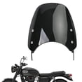 ABS Plastic Motor Windshield WindScreen for Triumph Bonneville T100 ...