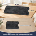 Extra Long Bathtub Mat Non Slip Bath Black 40