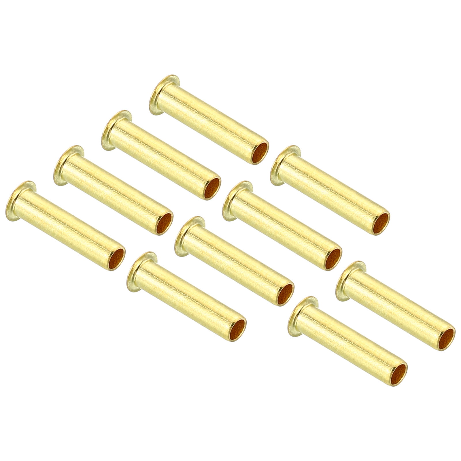 Uxcell 2.5mm Tube OD Brass Compression Insert Ferrules Brass Ferrule ...