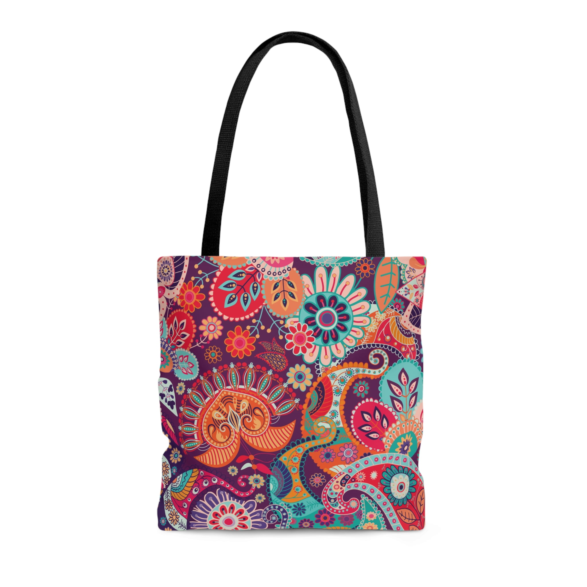 Colorfully Patterned Tote Bag; Available in Three Sizes - Walmart.com