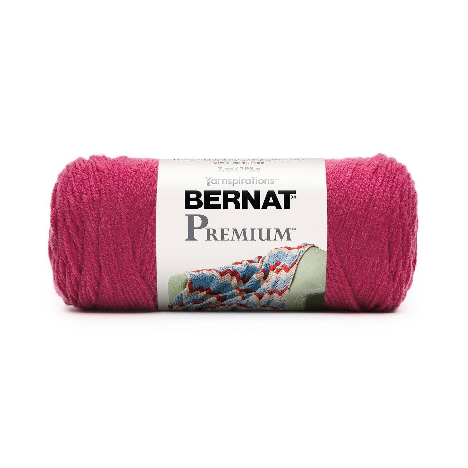 Bernat® Premium™ Yarn, Acrylic #4 Medium, 7oz/198g, 360 Yards, Acrylic ...
