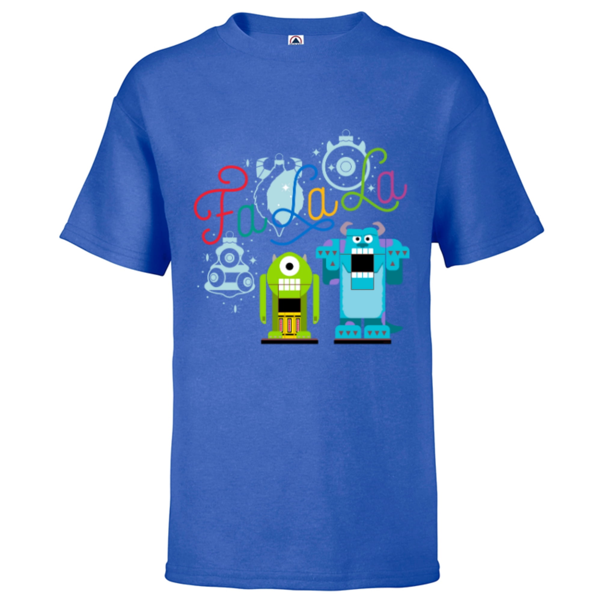 Disney PIXAR Monsters Inc. Mike & Sully Fa La La Holiday - Short Sleeve ...