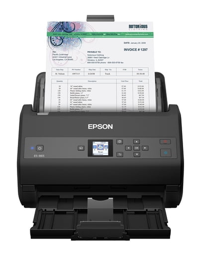 Epson WorkForce ES-865 Color Duplex Document Scanner with TWAIN Driver ...