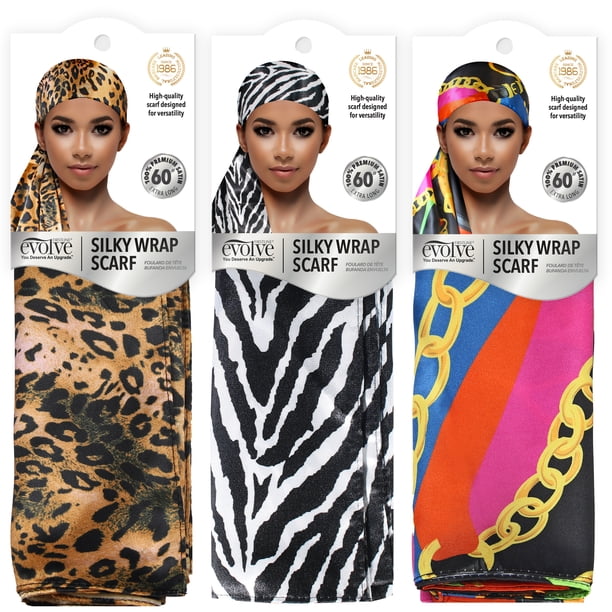 Evolve Silky Wrap Scarf, Assorted - Walmart.com