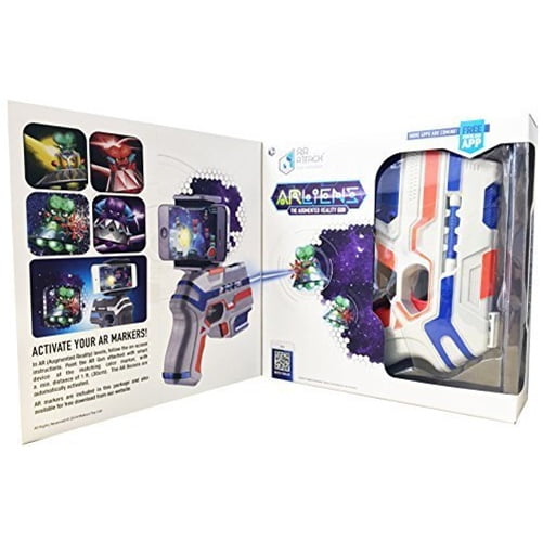 ARliens Augmented Reality (AR) Gun - Alien Shooting Play Set for iOS ...